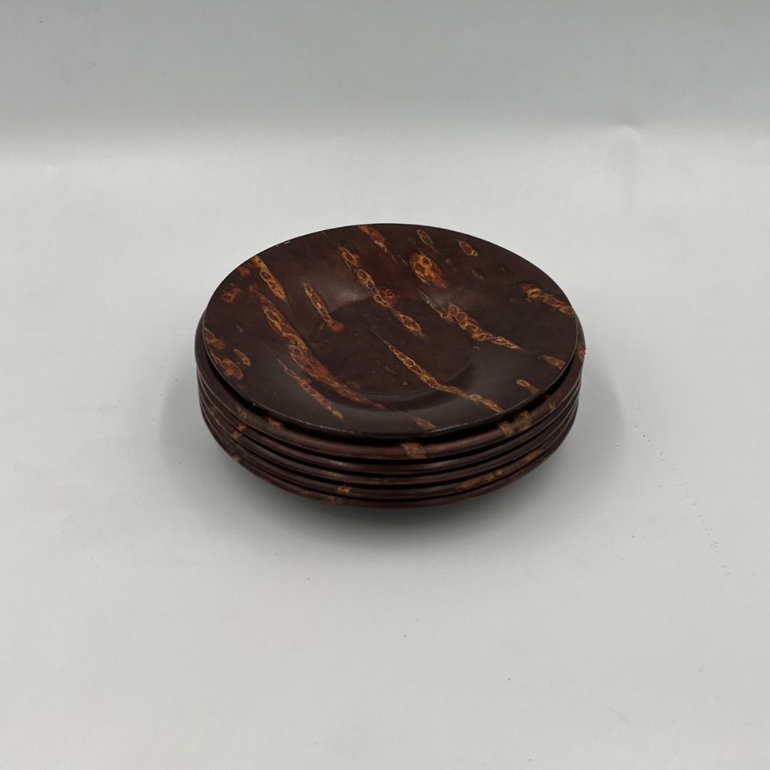 JAPANESE SAKURA TREE BARK COASTER / TEA PLATES, Furniture & Home Living ...
