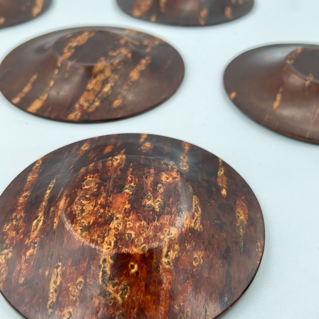 JAPANESE SAKURA TREE BARK COASTER / TEA PLATES, Furniture & Home Living ...