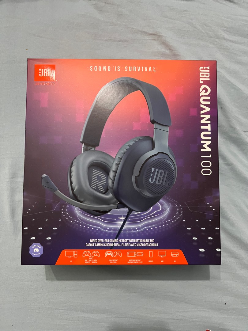 JBL Quantum 100 Audio Headphones Headsets On Carousell