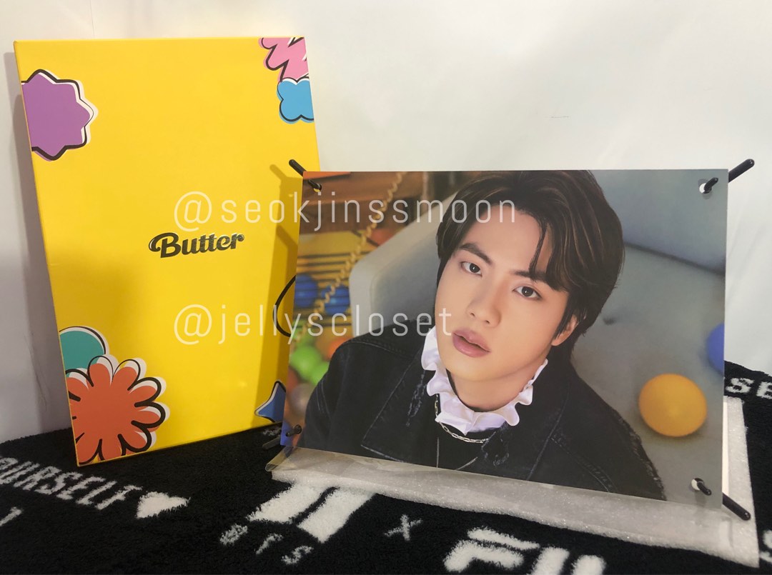 JIN Butter photo banner merch on Carousell