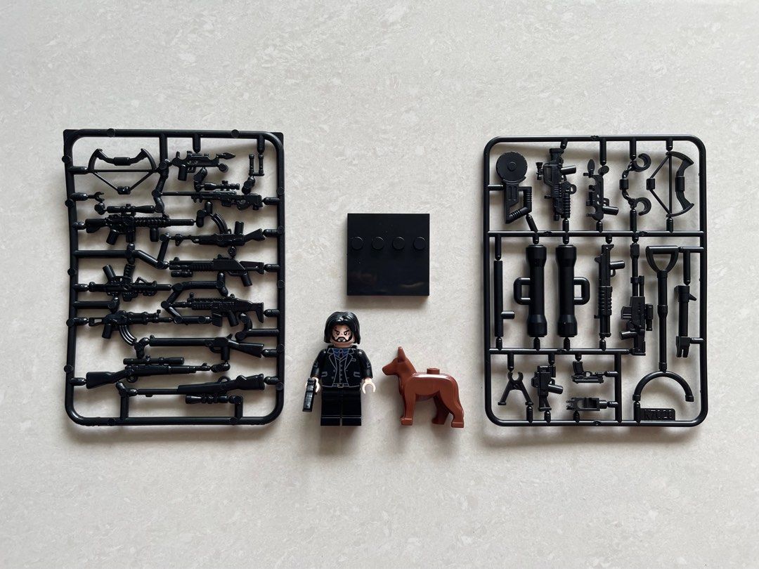 John Wick Minifigures (Lego Building Blocks Compatible), Hobbies & Toys ...