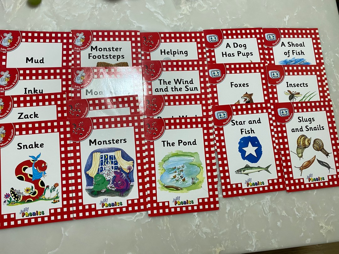Jolly Phonics Reader 1 (Complete Set 18 books), Babies & Kids, Baby ...