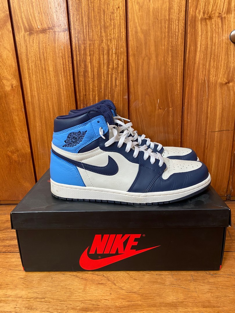 Jordan 1 Retro High Obsidian UNC on Carousell
