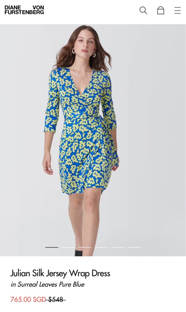 Julian silk dress wrap, Women's Fashion, Dresses & Sets, Dresses on ...