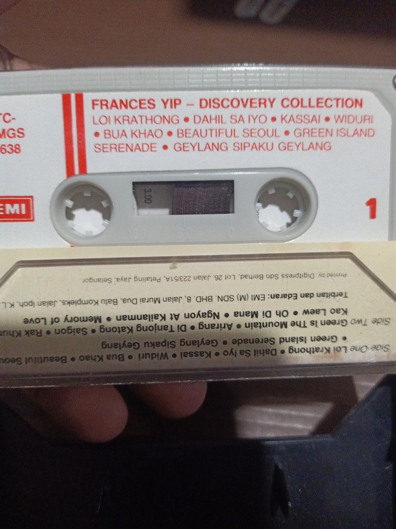 kaset lama cina hong kong malaysia - frances yip collection 1985, Hobbies & Toys, Music & Media ...