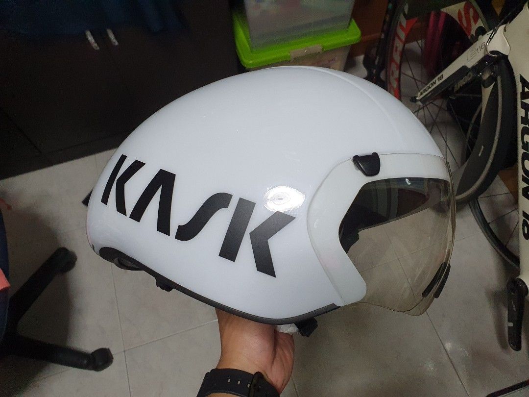 Kask Bambino Pro Time Trial Helmet, Sports Equipment, Bicycles & Parts, Parts & Accessories on ...