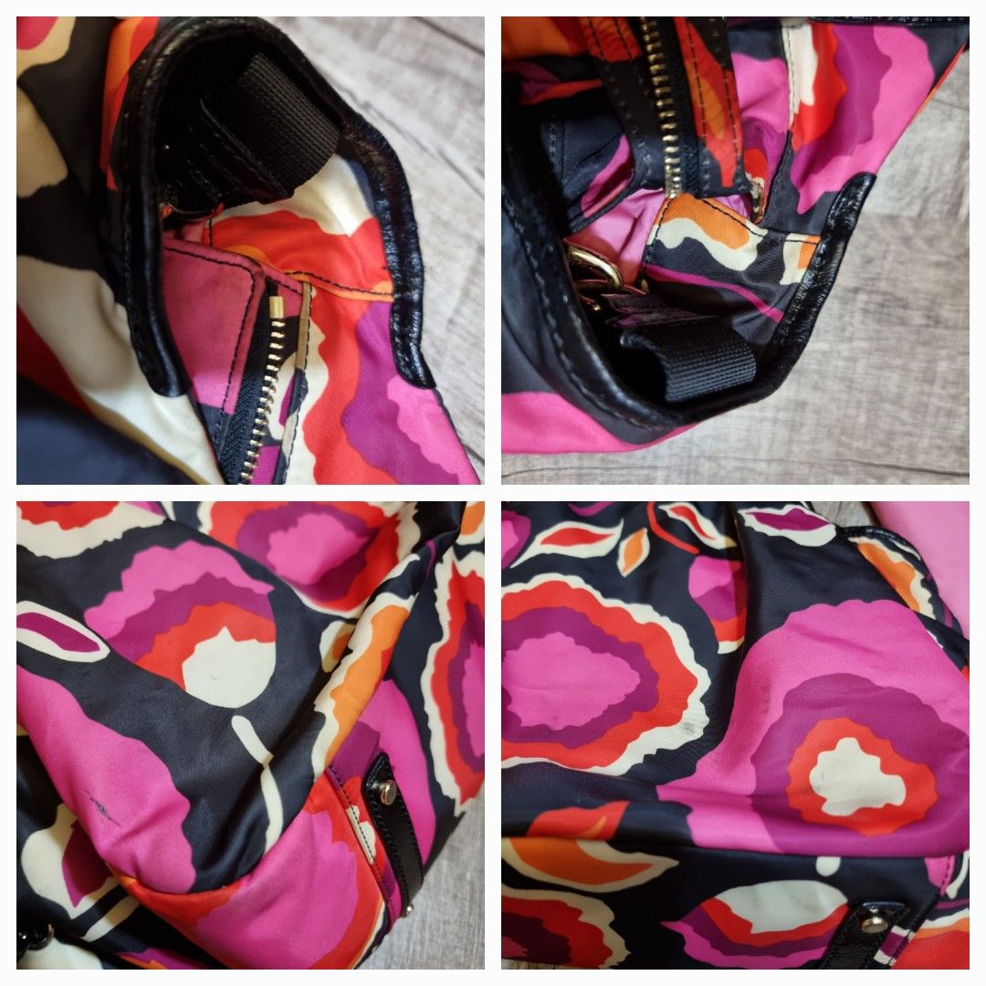 Kate Spade Diaper Bag Stevie pink floral, Babies & Kids, Bathing ...