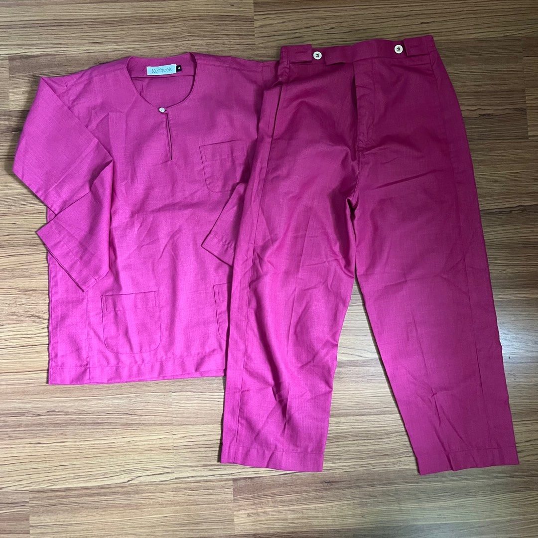 Kecheek baju melayu - Fuchsia, Babies & Kids, Babies & Kids Fashion on ...