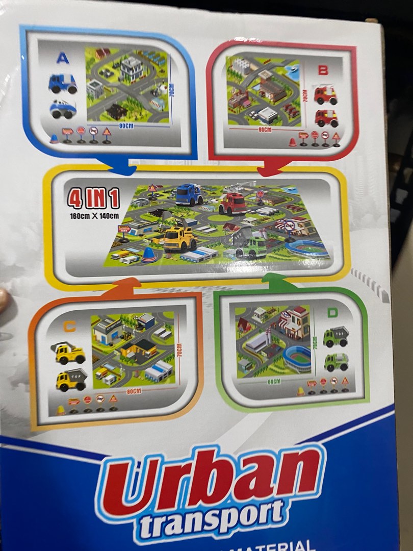 Kids transport mat toy sensory, Hobbies & Toys, Toys & Games on Carousell