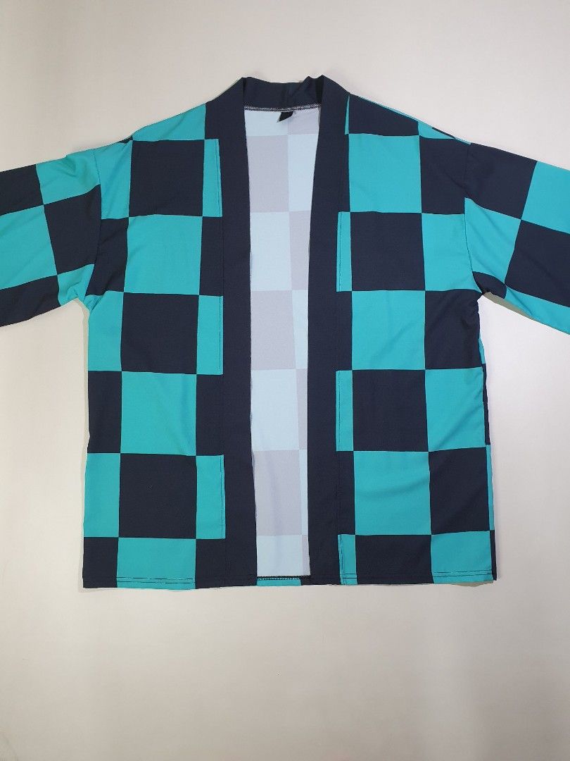KIMONO CHECKERED BOARD ANIME DEMON SLAYER TANJIRO on Carousell