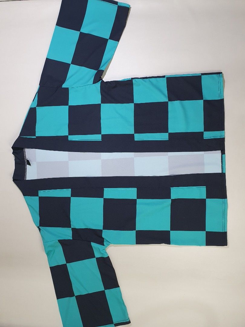 KIMONO CHECKERED BOARD ANIME DEMON SLAYER TANJIRO on Carousell
