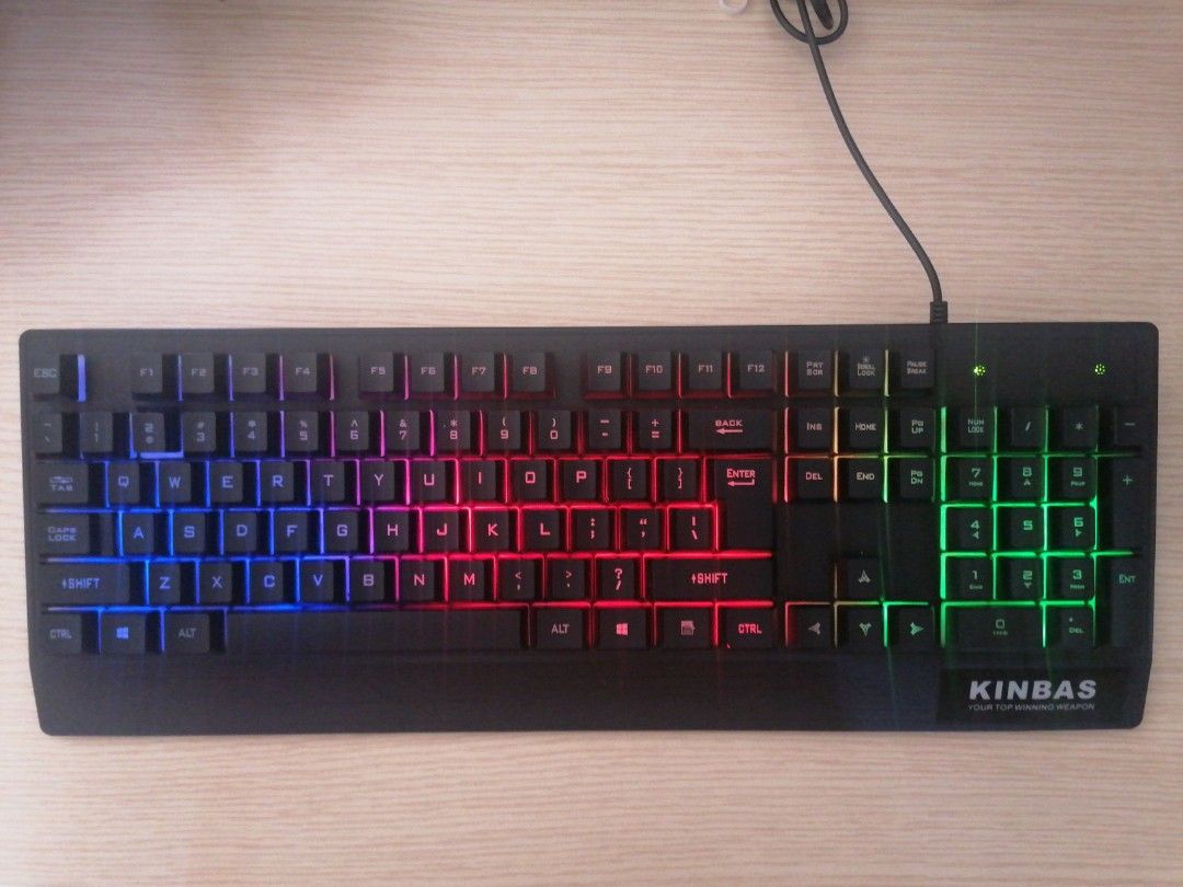 KINBAS RGB Gaming Keyboard Wired, Computers & Tech, Parts & Accessories ...