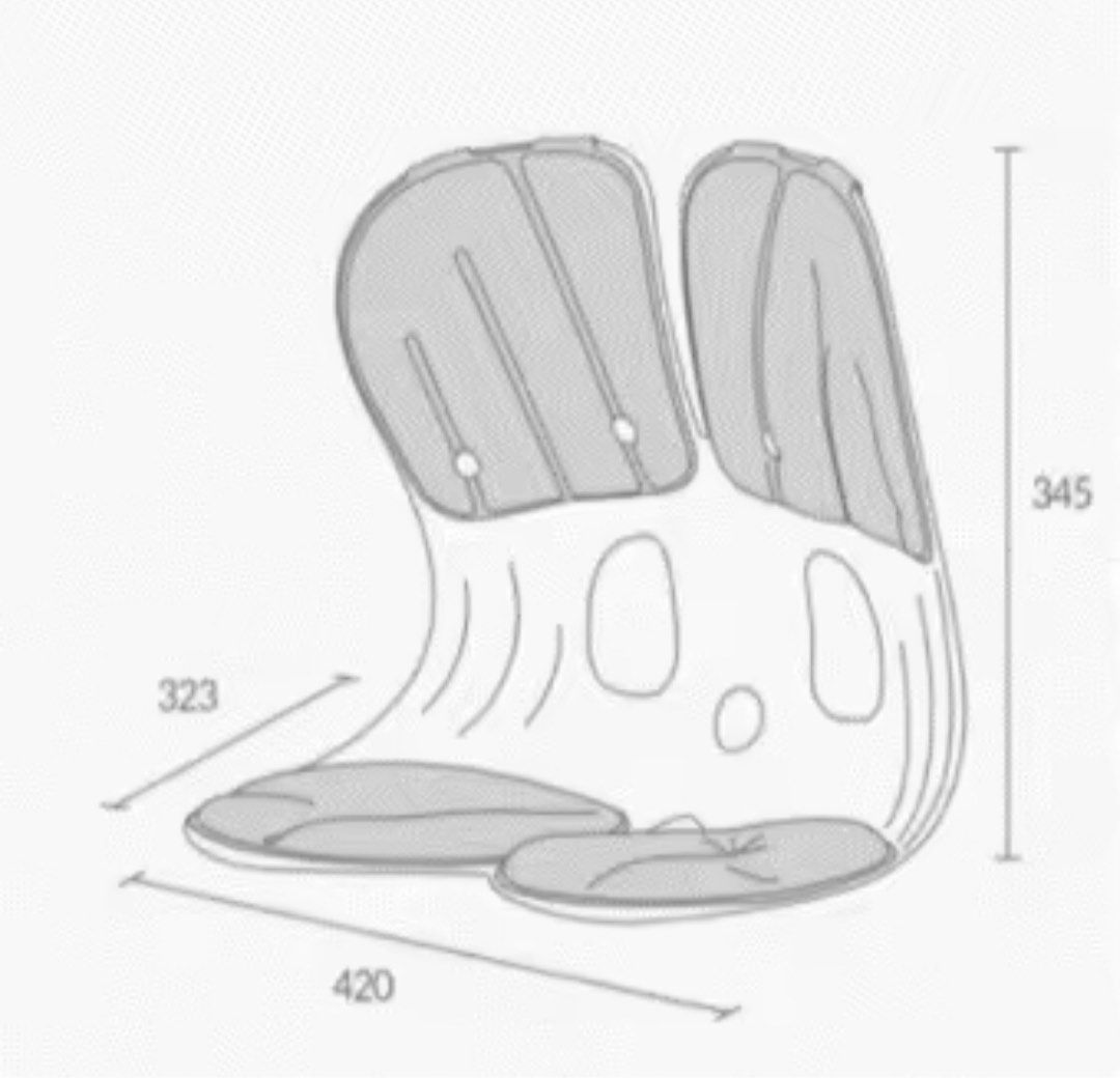 Korea curble posture correction cushion, Furniture & Home Living, Home ...