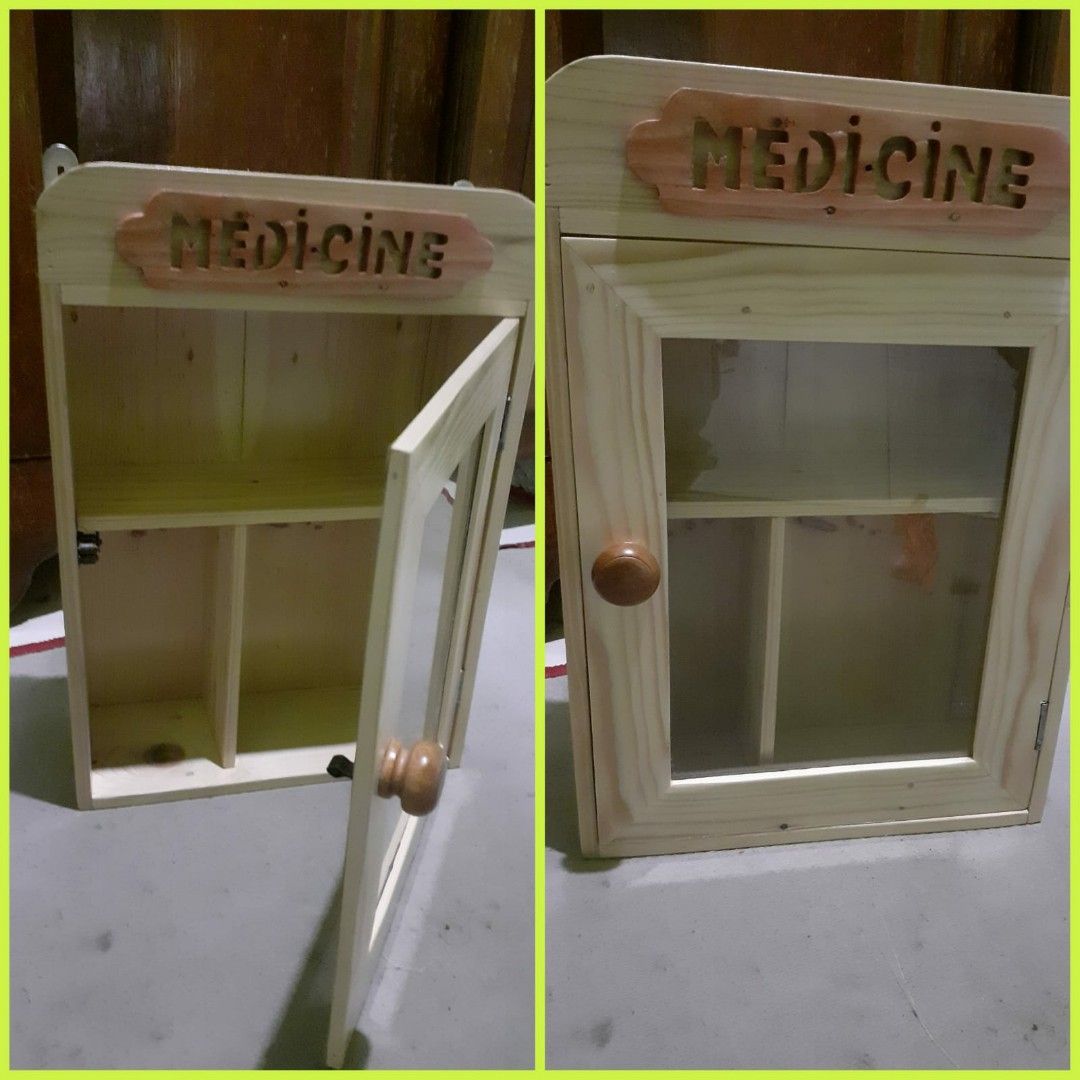 Kotak Obat (Medicine Box) bahan kayu, Perabotan Rumah di Carousell