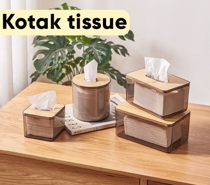 Kotak Tissue Tissue Box Wadah Tisu Tempat Tisu Minimalis, Perabotan ...
