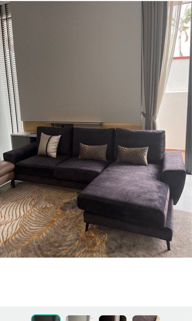 L Shape Sofa Bellino, Furniture & Home Living, Furniture, Sofas on Carousell