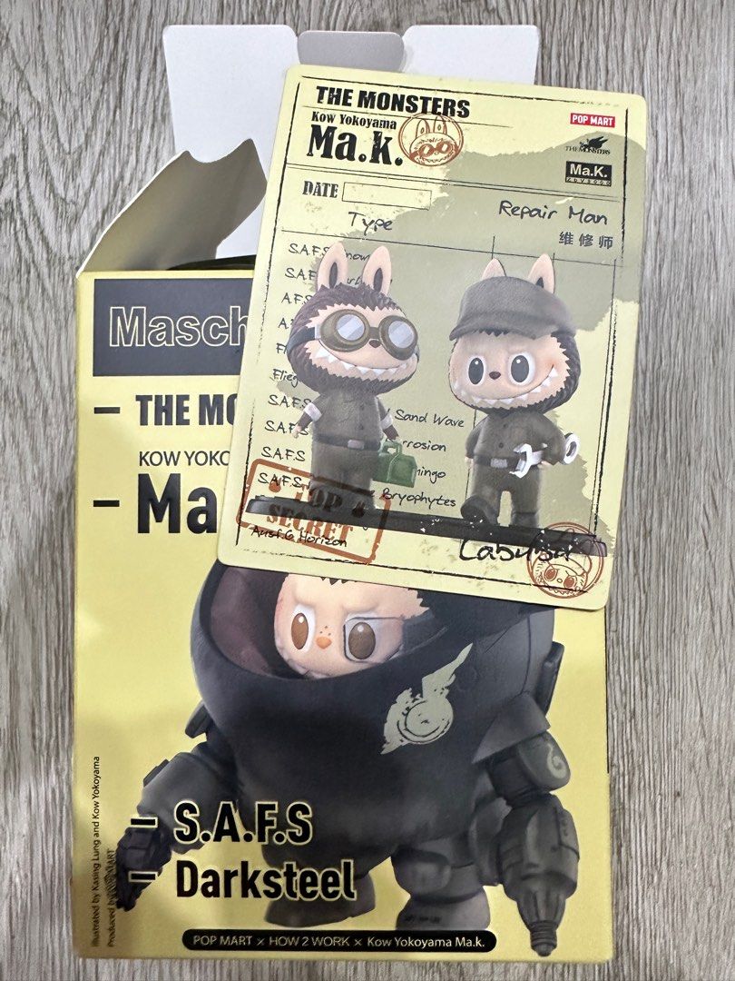 Labubu Ma.K secret - Repair Man (BNIF), Hobbies & Toys, Toys & Games on ...