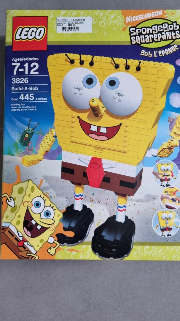 LEGO 3826: Build-A-Bob, Hobbies & Toys, Toys & Games on Carousell