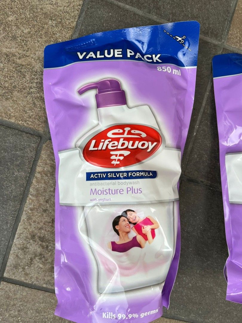 Lifebuoy Activ Silver Formula Antibacterial body wash Moisture Plus ...
