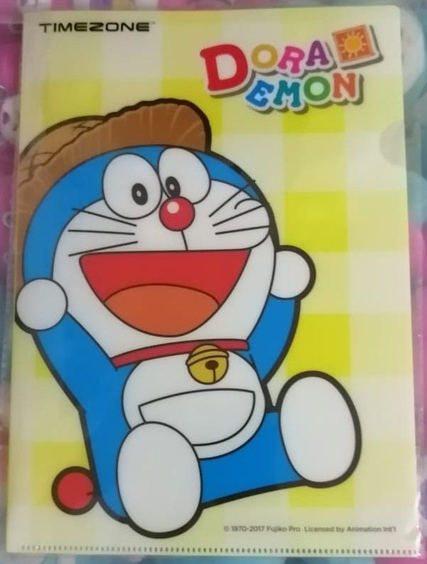 Limited Edition Doraemon A4 Plastic L-Shaped File Folder, Hobbies ...