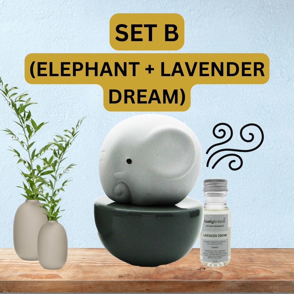 [Lively Breeze] Elephant Diffuser - Best Gift, Furniture & Home Living, Home Fragrance on Carousell