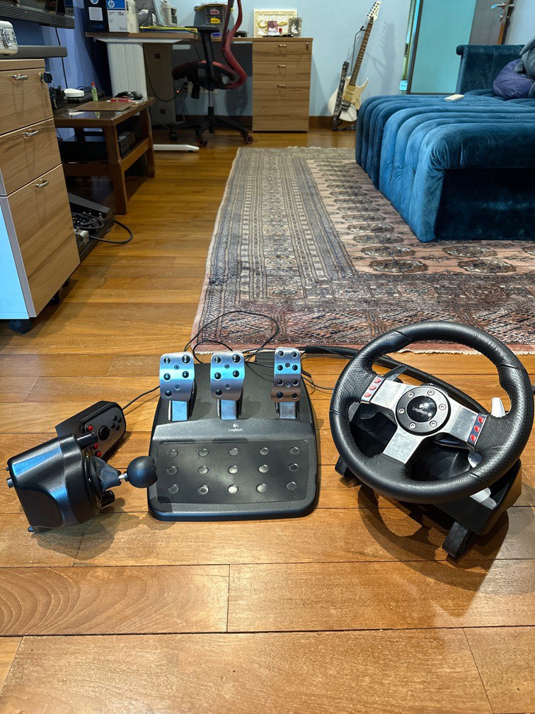 Logitech G27 Racing wheel and pedals, Video Gaming, Video Game Consoles ...