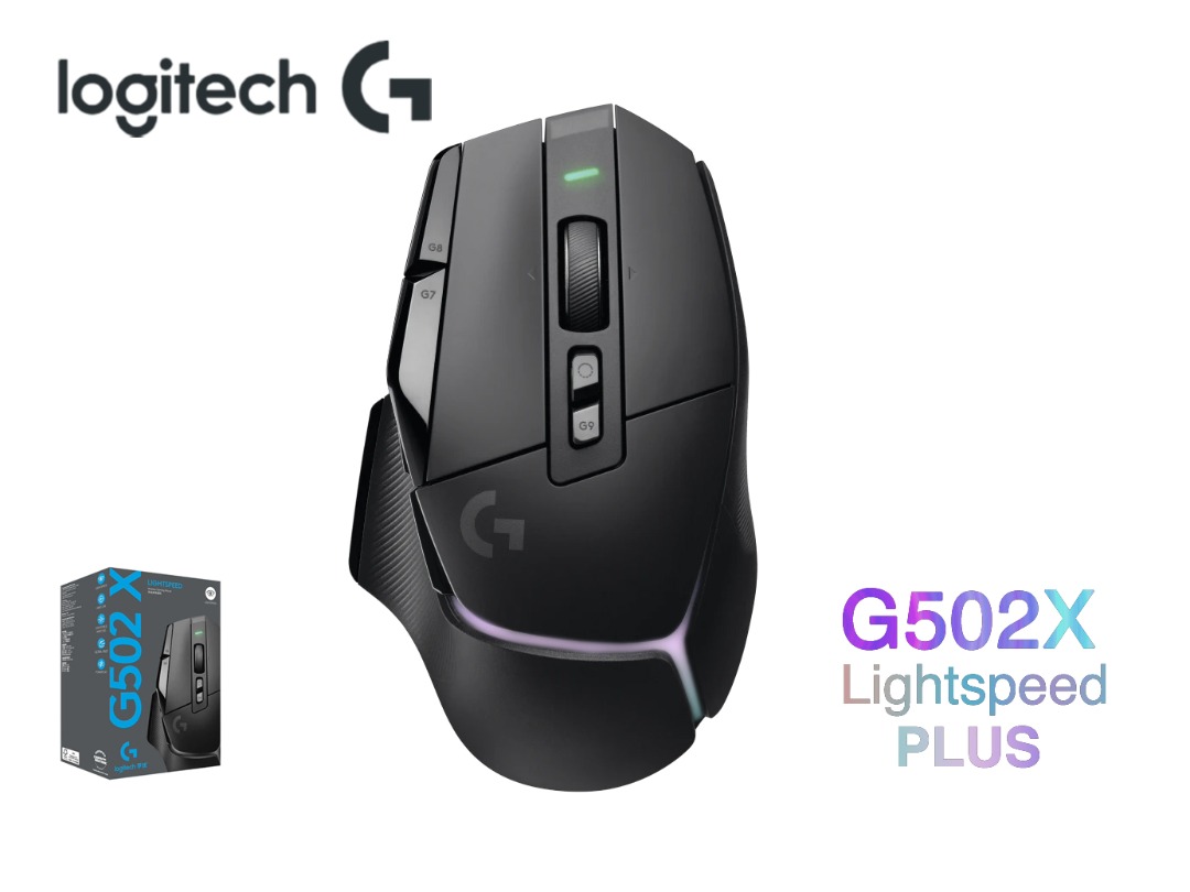 Logitech G502 X Lightspeed Wireless Gaming Mouse, G502 X, G502 X Plus ...