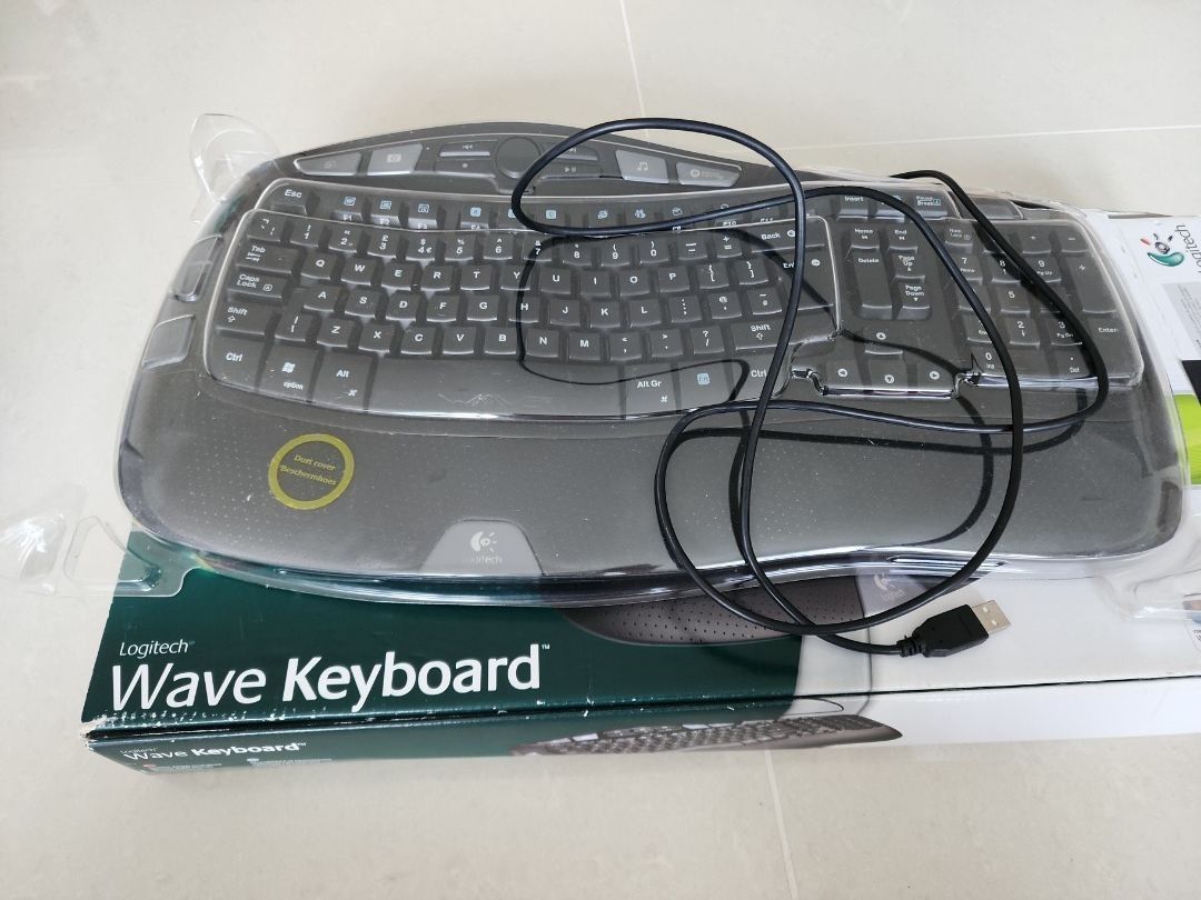 Logitech Wave Keyboard Computers Tech Parts Accessories Computer Keyboard On Carousell