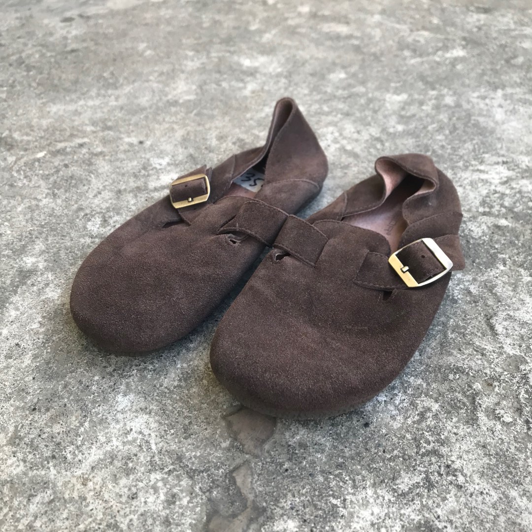 CLOGS LONDON SUEDE TOMBOR BRAND on Carousell