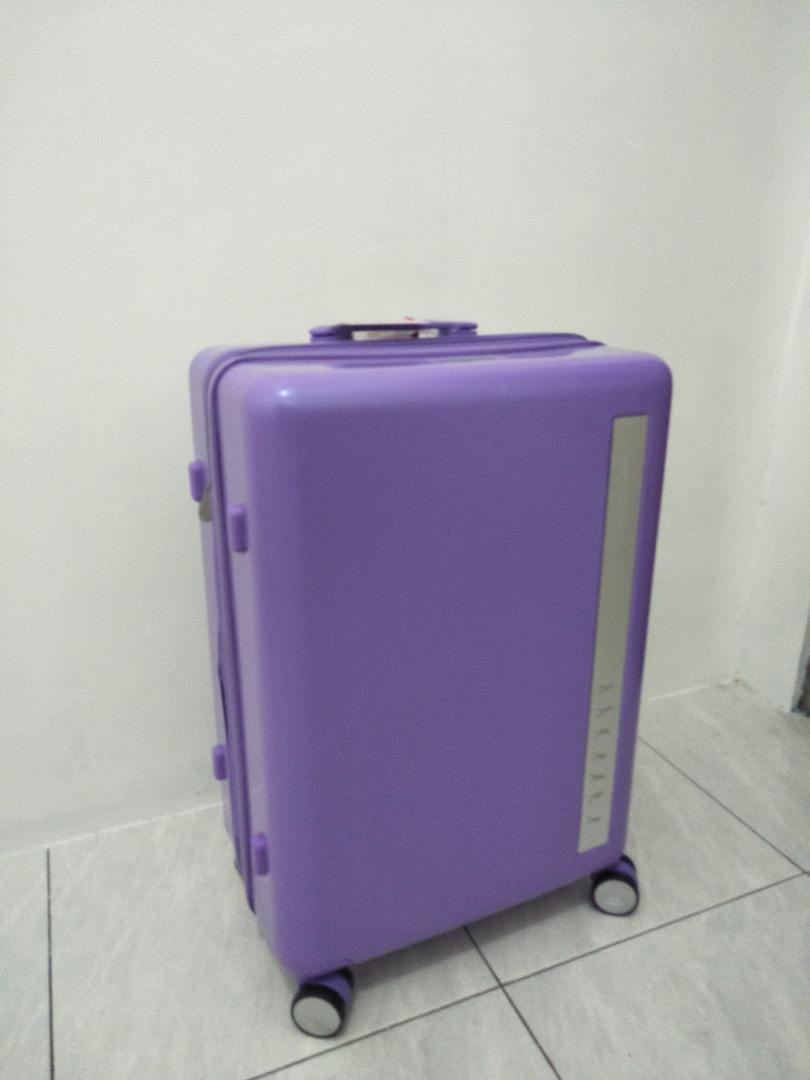 Luggage Koper BTS x Samsonite Red Dynamite Purple/ungu edition on Carousell