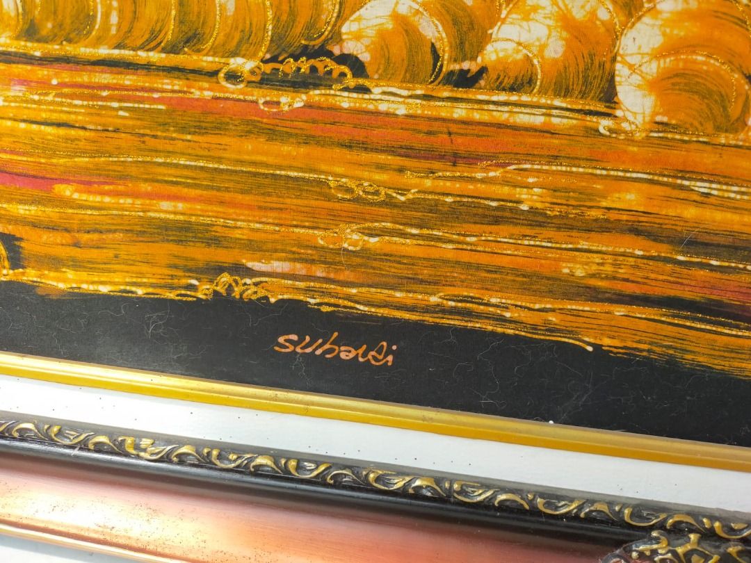 Lukisan Kereta Kencana H.R. Suhardi, Antik, Pajangan di Carousell