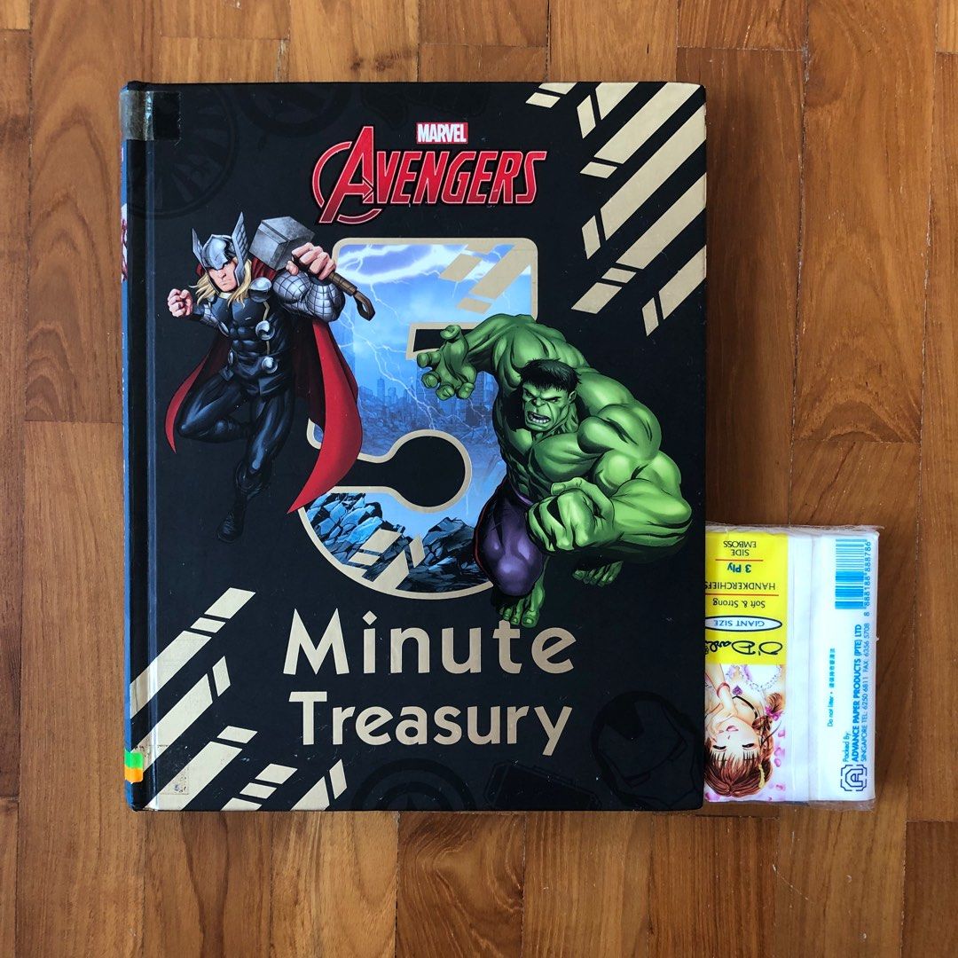 Marvel superheroes English hard cover 5 minute treasury pictorial ...