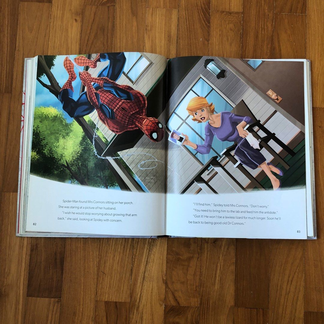 Marvel superheroes English hard cover 5 minute treasury pictorial ...