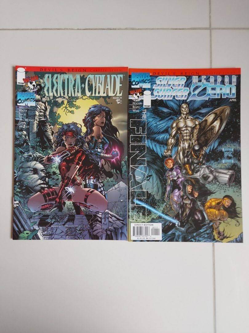 Marvel Top Cow comics cross-over series Devil's Reign #1-8 with ...