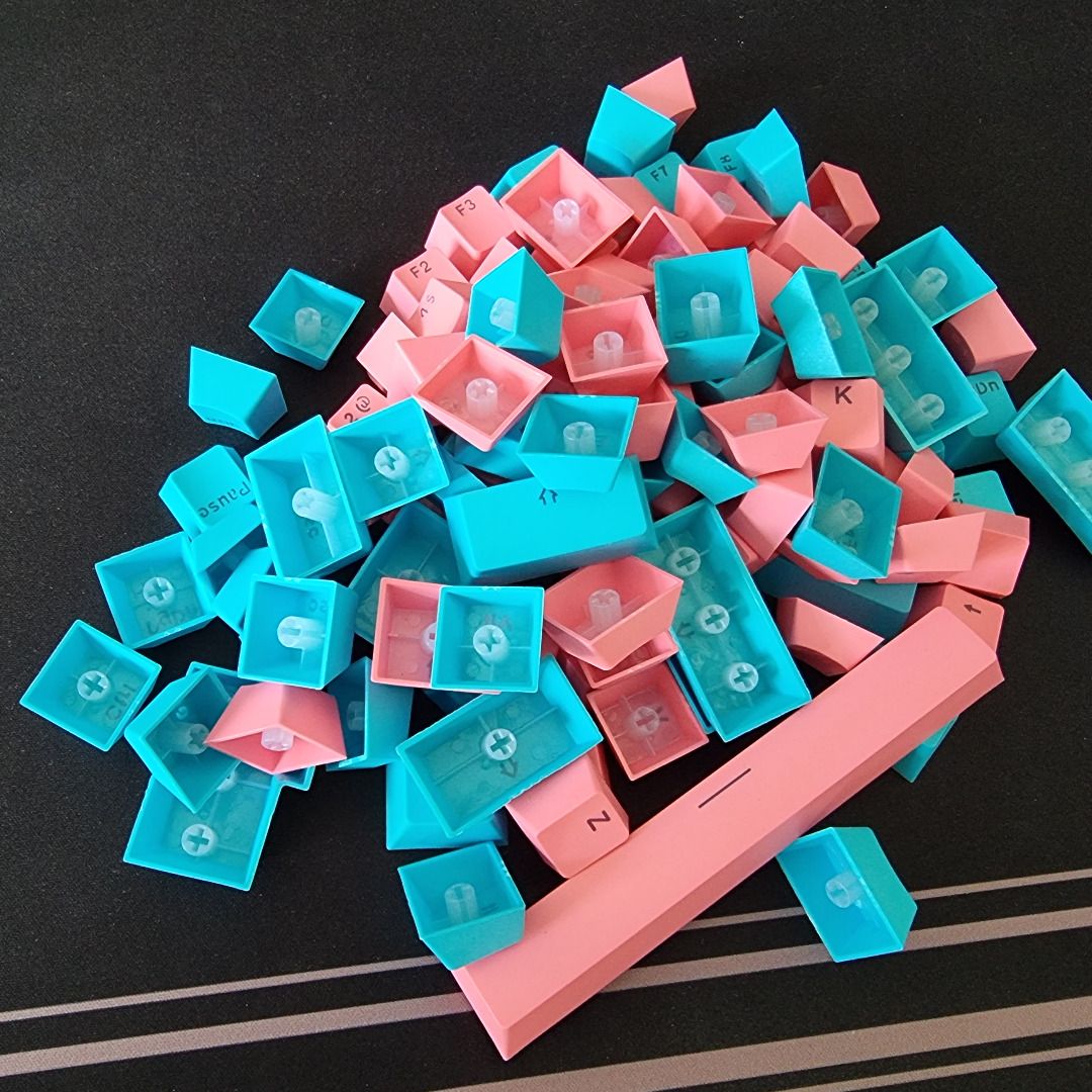 Mechincal Keyboard KeyCaps Cotton Candy, Computers & Tech, Parts ...