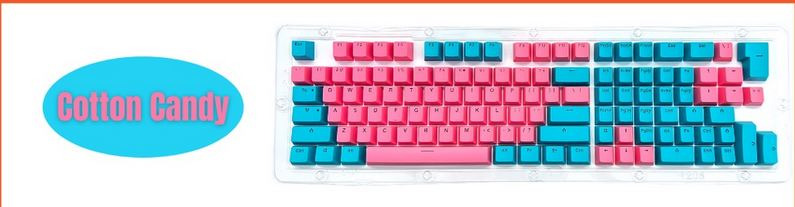 Mechincal Keyboard KeyCaps Cotton Candy, Computers & Tech, Parts ...