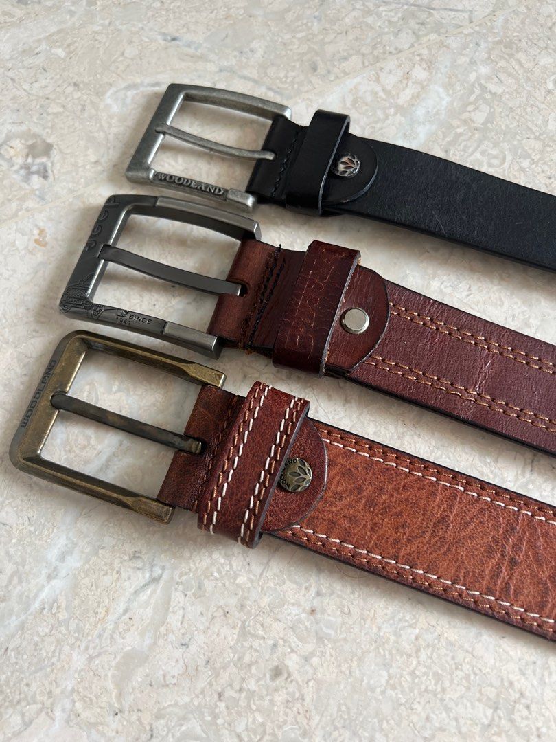 Men belts , 3 pieces, Men's Fashion, Watches & Accessories, Belts on ...