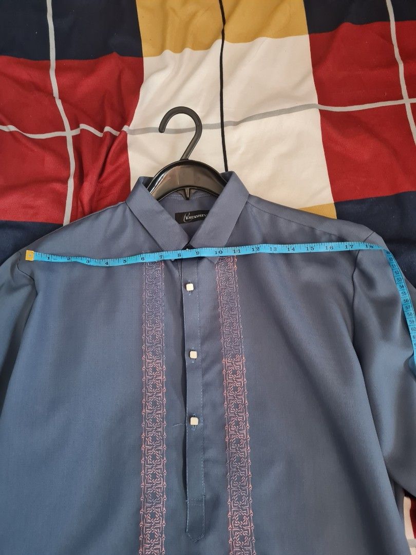 Men's polo barong long sleeves, Men's Fashion, Coats, Jackets and ...