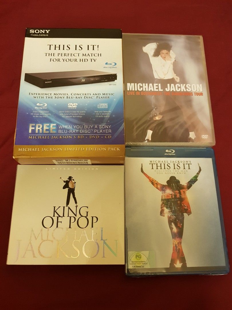 Michael Jackson Gift Set (Brand New) Limited Edition Pack King Of Pop ...