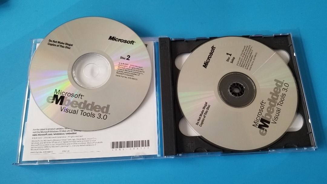 Microsoft eMbedded Visual Tools 3.0 CD, 電腦＆科技, 商務用科技產品 - Carousell