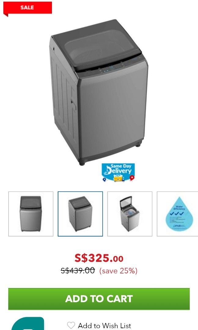 MIDEA 8.5KG TOP LOAD WASHING MACHINE LUNAR DIAL SERIES MA200W85. SKU ...