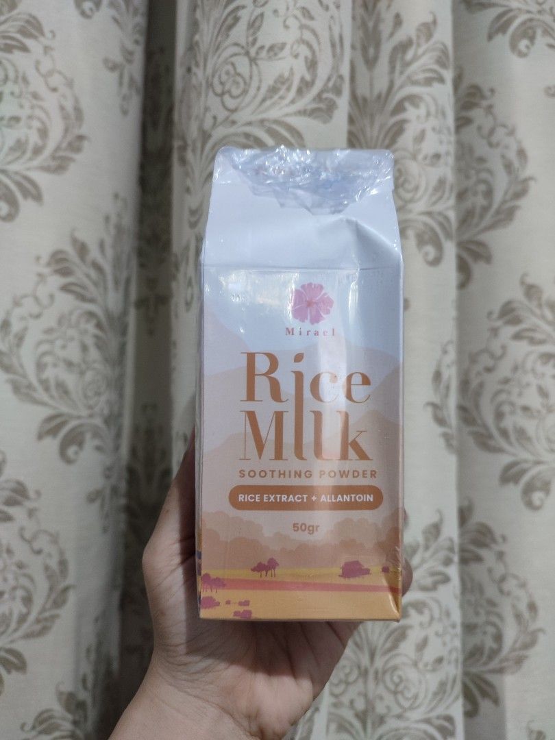 Mirael Soothing Rice Milk Powder / Bedak Waxing, Kesehatan & Kecantikan ...