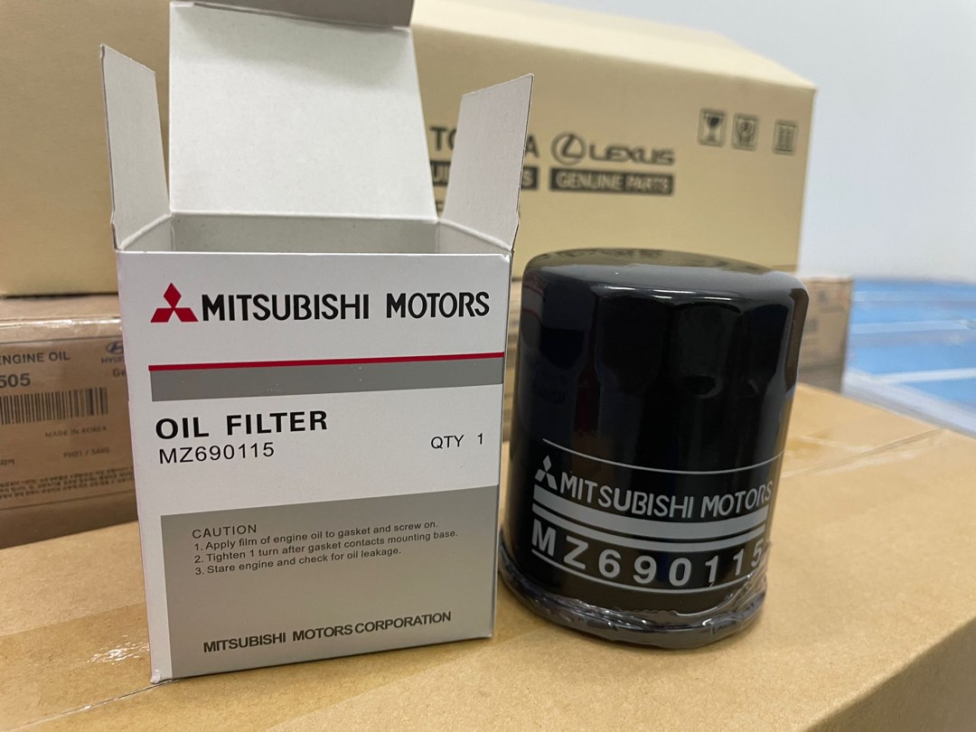 Mitsubishi Universal Oil Filter, Car Accessories, Accessories on Carousell