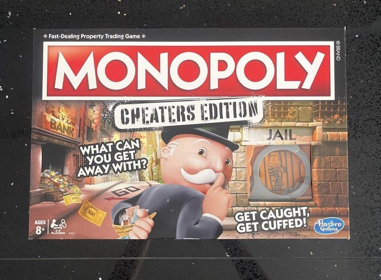 Monopoly cheaters edition toy board game , Hobbies & Toys, Toys & Games ...