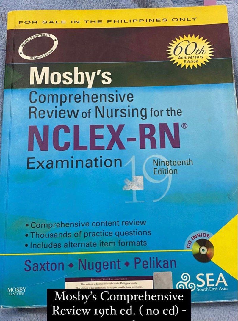 Mosby's Comprehensive Review of Nursing for the NCLEX-RN Examination ... Mosby's Comprehensive Review of Nursing for the NCLEX-RN Examination ...