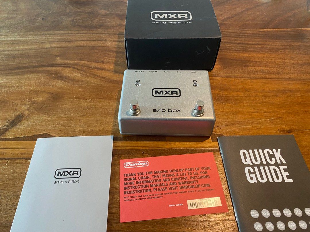 MXR a/b switch box, Hobbies & Toys, Music & Media, Music Accessories on ...