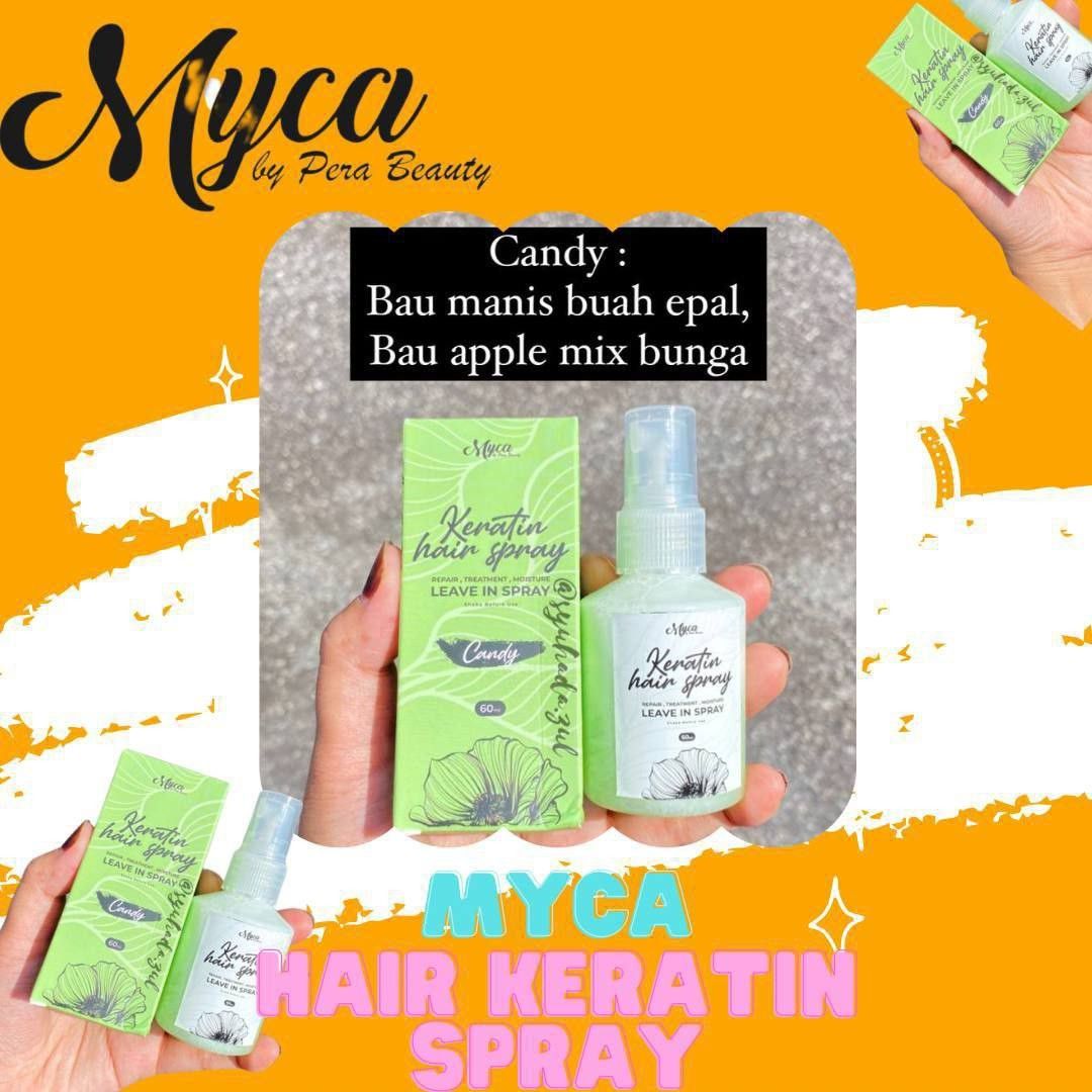 Myca Keratin Hair Spray, Beauty & Personal Care, Hair on Carousell