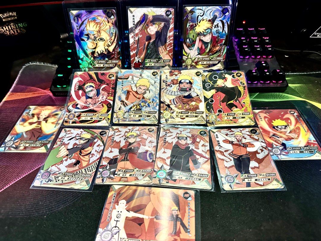 Naruto Kayou Cards NARUTO PR MR OR AR UR HR, Hobbies & Toys, Toys ...
