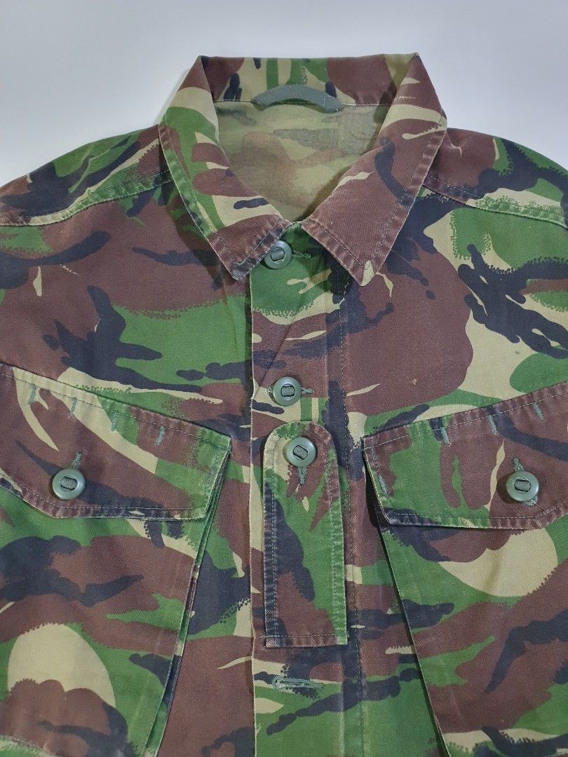NATO ISSUE WOODLAND DPM COMBAT CAMO OVERSHIRT, Men's Fashion, Coats ...