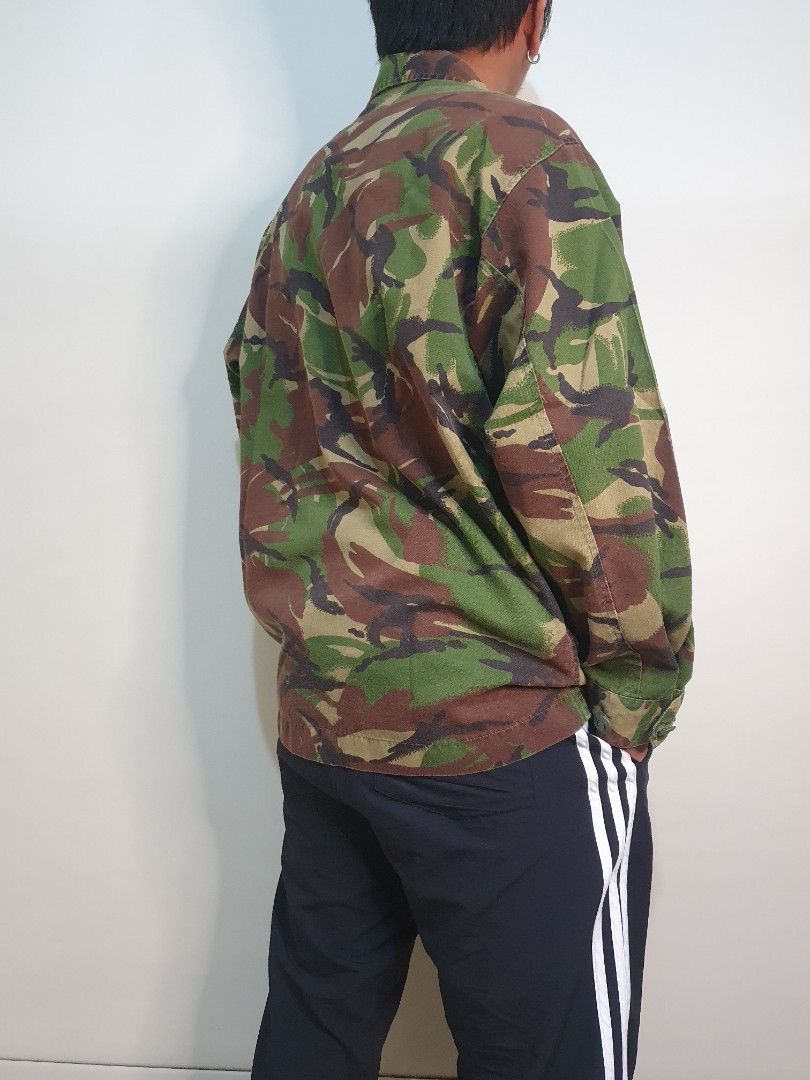NATO ISSUE WOODLAND DPM COMBAT CAMO OVERSHIRT, Men's Fashion, Coats ...